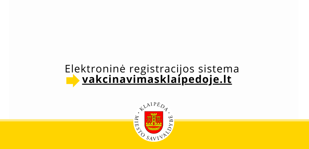 Atnaujinama registracija elektroninėje sistemoje
